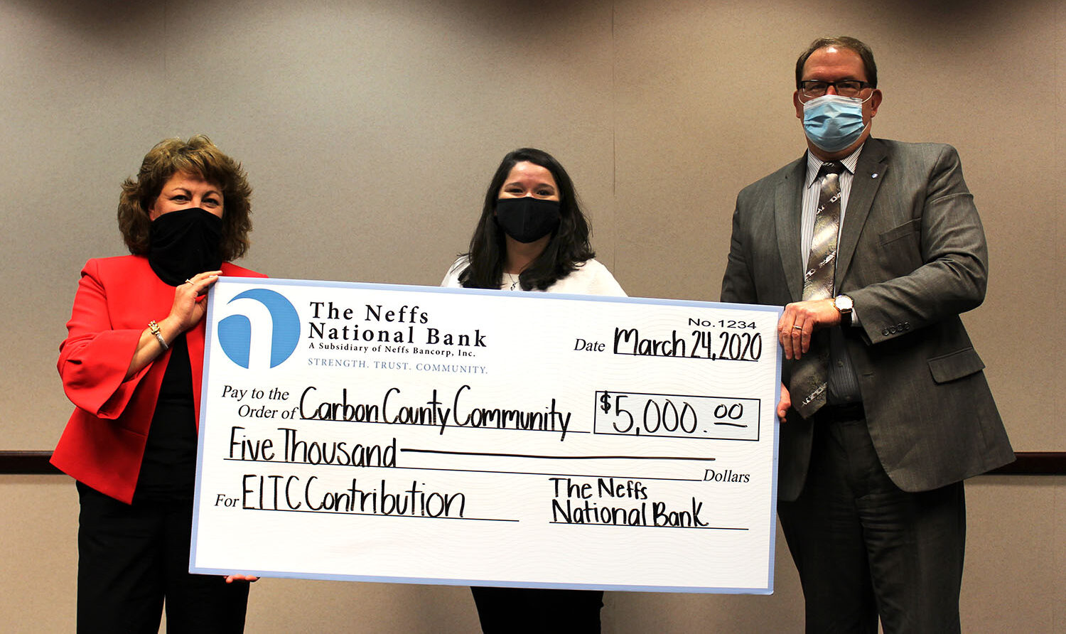 Educational Improvement: Thank You to The Neffs National Bank! - Carbon ...